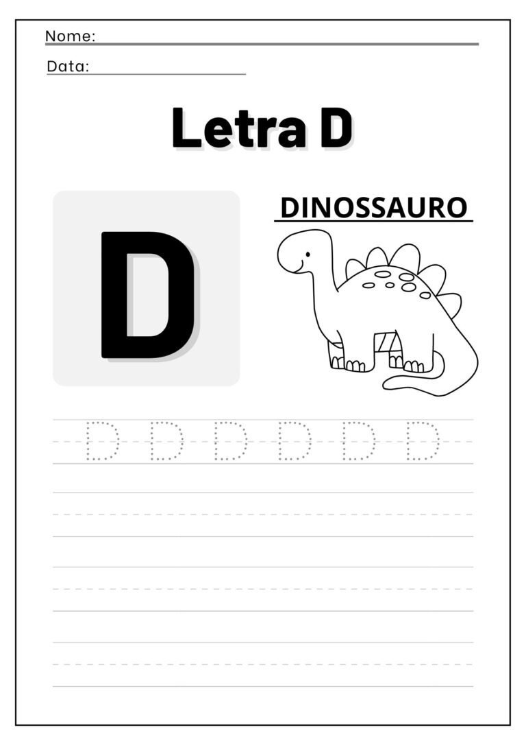 Alfabeto Completo para as crianças tracejar!