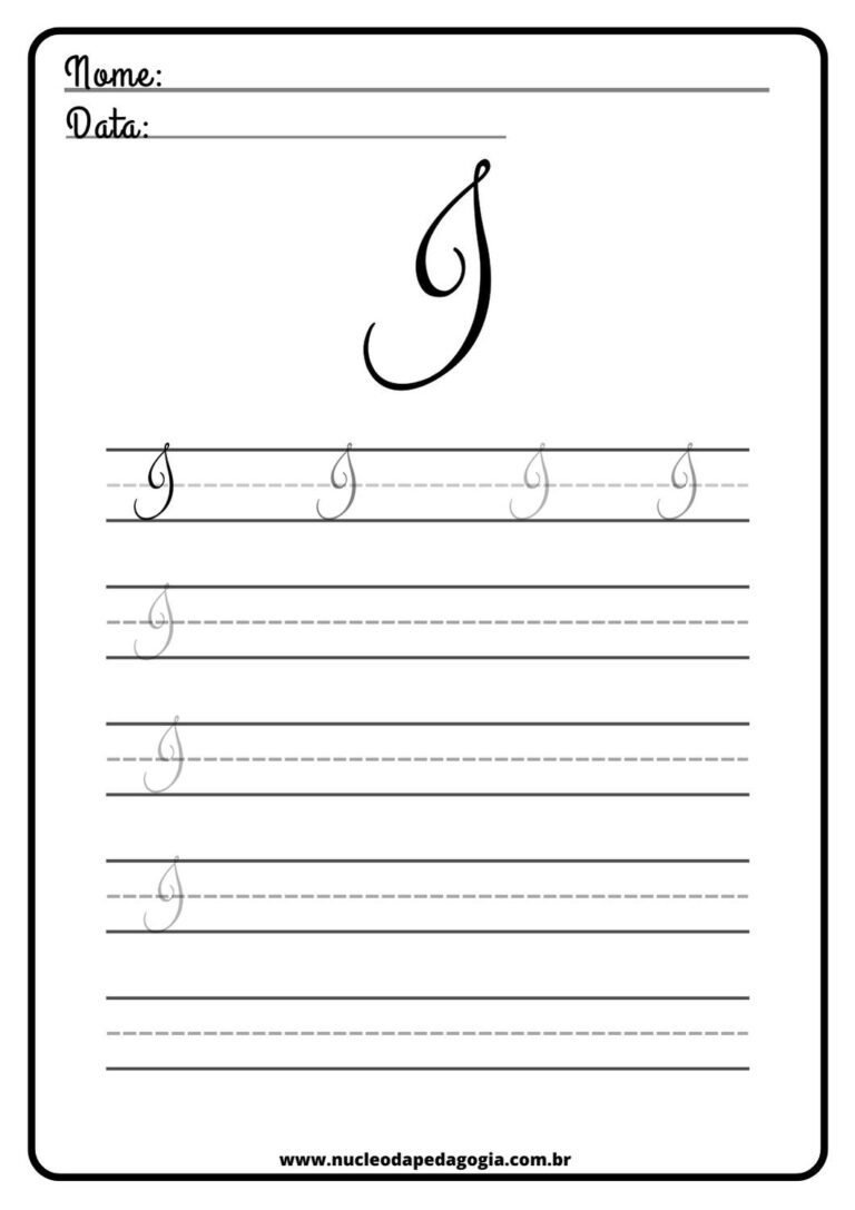 Alfabeto em Letra Cursiva Maiúscula Atividades Gratuitas!