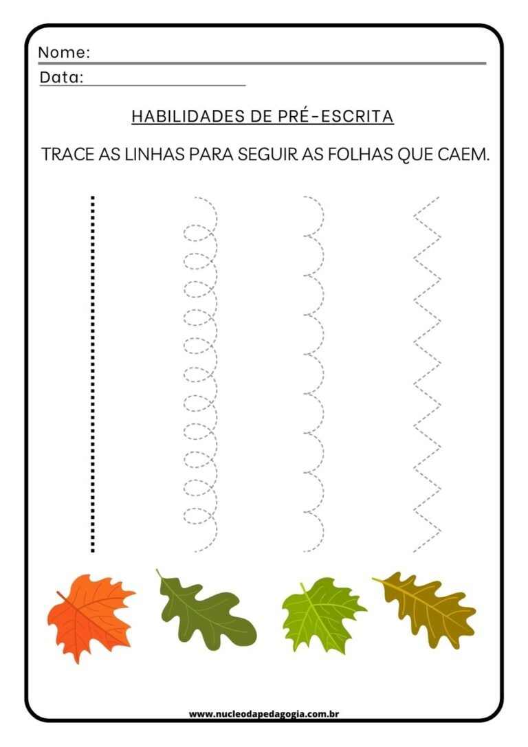 14 Atividades Gratuitas com Recorte e Traçado de Linhas e Curvas para ...