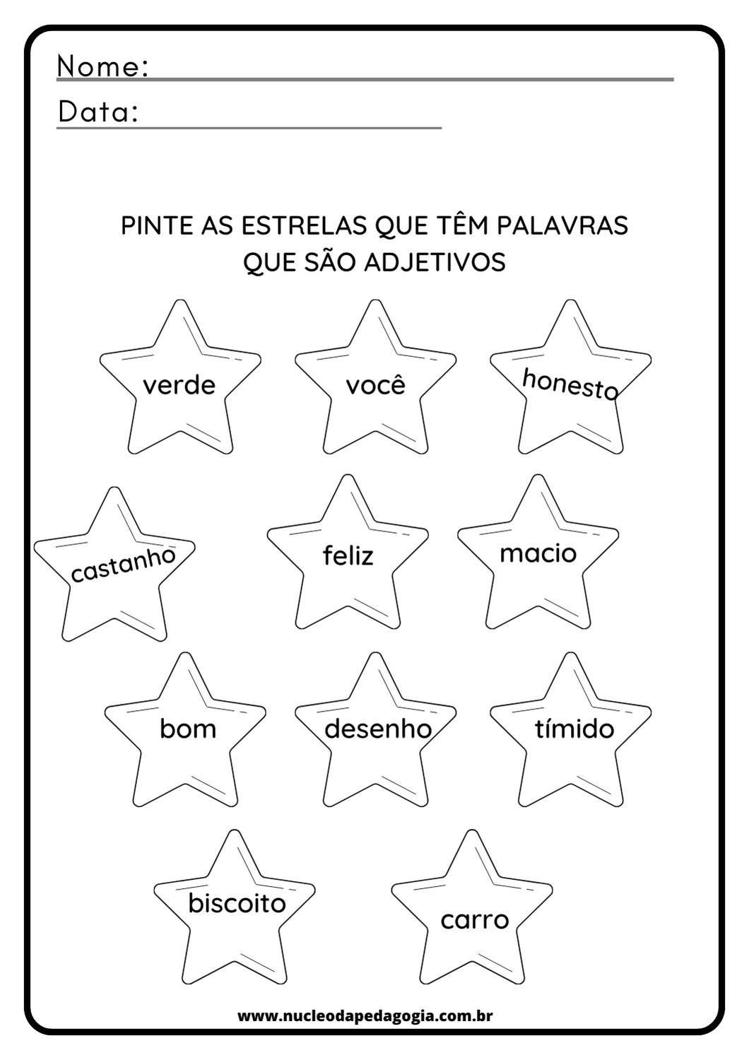 12 Atividades Gratuitas para Dominar o Uso dos Adjetivos!