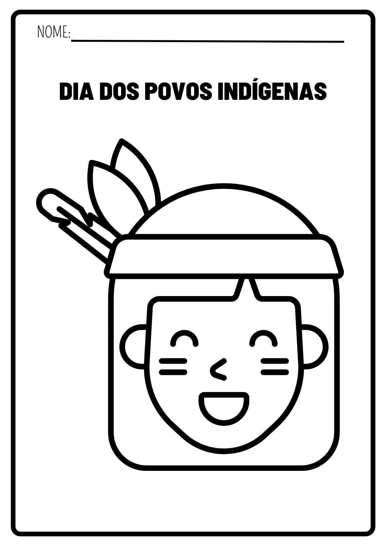 ATIVIDADES DIA DOS POVOS INDÍGENAS