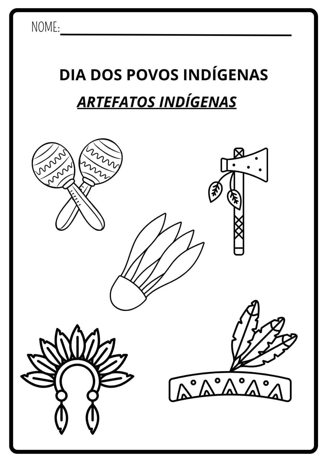 Atividades Dia Dos Povos IndÍgenas